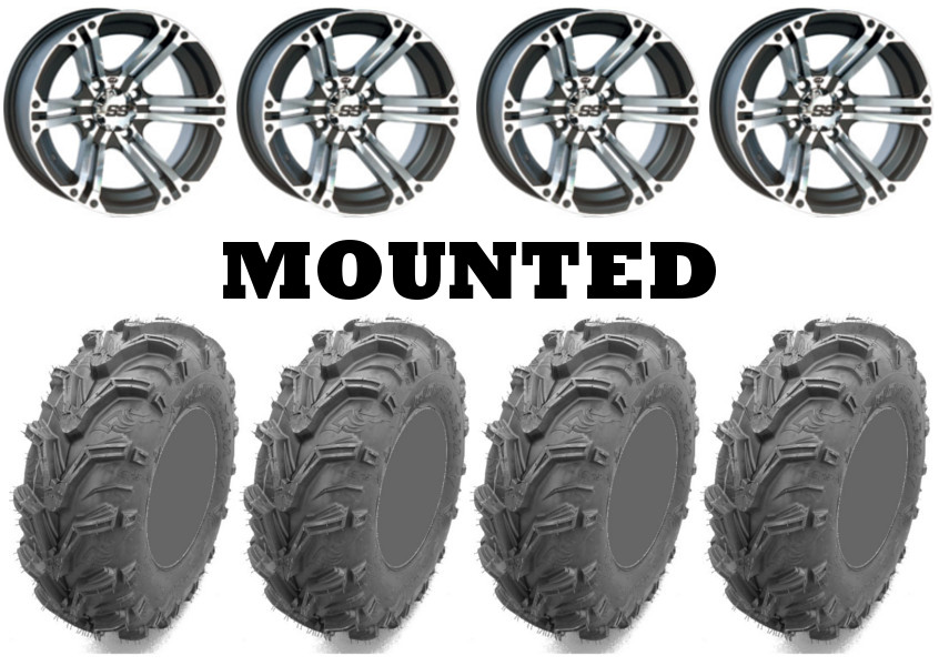 Kit 4 EFX MotoMax Tires 27x10-14 on ITP SS212 Machined Wheels VIK | eBay