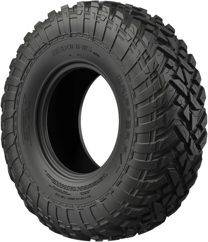 Kit 4 EFX Gripper R/T Tires 30x10-15 on Fuel Block Beadlock Gray D923 ...