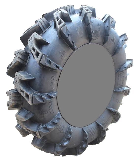 Kit 4 Gorilla Silverback MT2 Tires 30x9-14 on ITP SS212 Matte Black ...